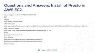GPS Insight on Using Presto with Scylla for Data Analytics and Data ...