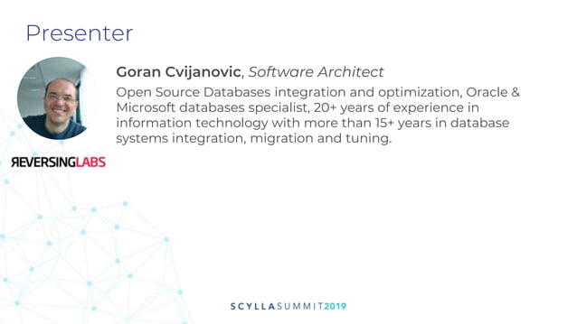 How ReversingLabs Serves File Reputation Service for 10B Files | PPT