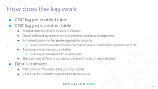 Change Data Capture in Scylla | PPT