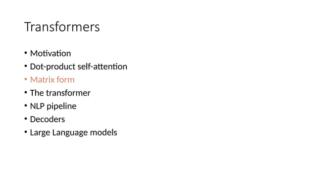 Machine Learning - Transformers, Large Language Models and ChatGPT | PPTX | Artificial ...