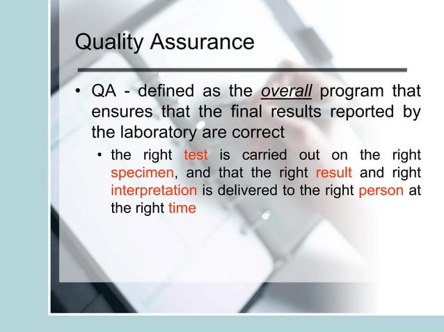 Cm2 principles of qa | PDF | Educational Assessment | Education