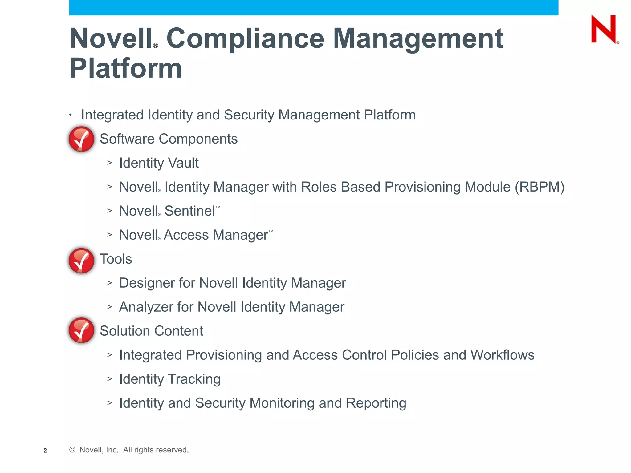 Implementing Process Controls and Risk Management with Novell ...