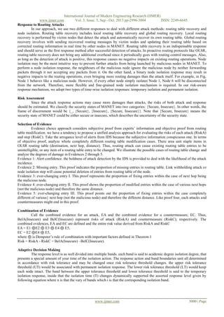An Efficient Mechanism of Handling MANET Routing Attacks using Risk Aware Mitigation with ...