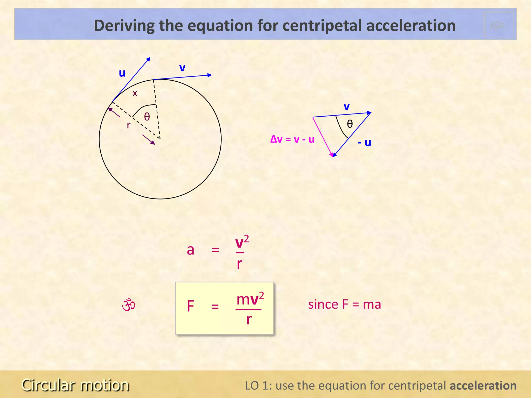 Cm 3 centripetal force & acceleration (shared) | PPT