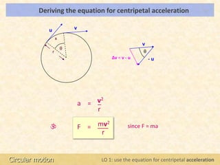 Cm 3 centripetal force & acceleration (shared) | PPT