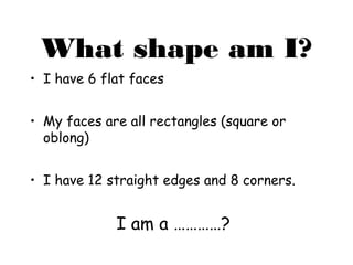 3d shapes | PPT