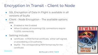 How to Secure Your Scylla Deployment: Authorization, Encryption, LDAP Authentification and More ...