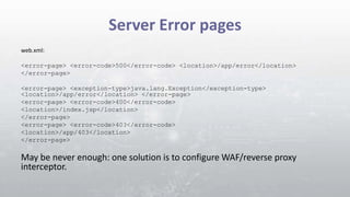 Cm4 secure code_training_1day_error handling and logging | PPT