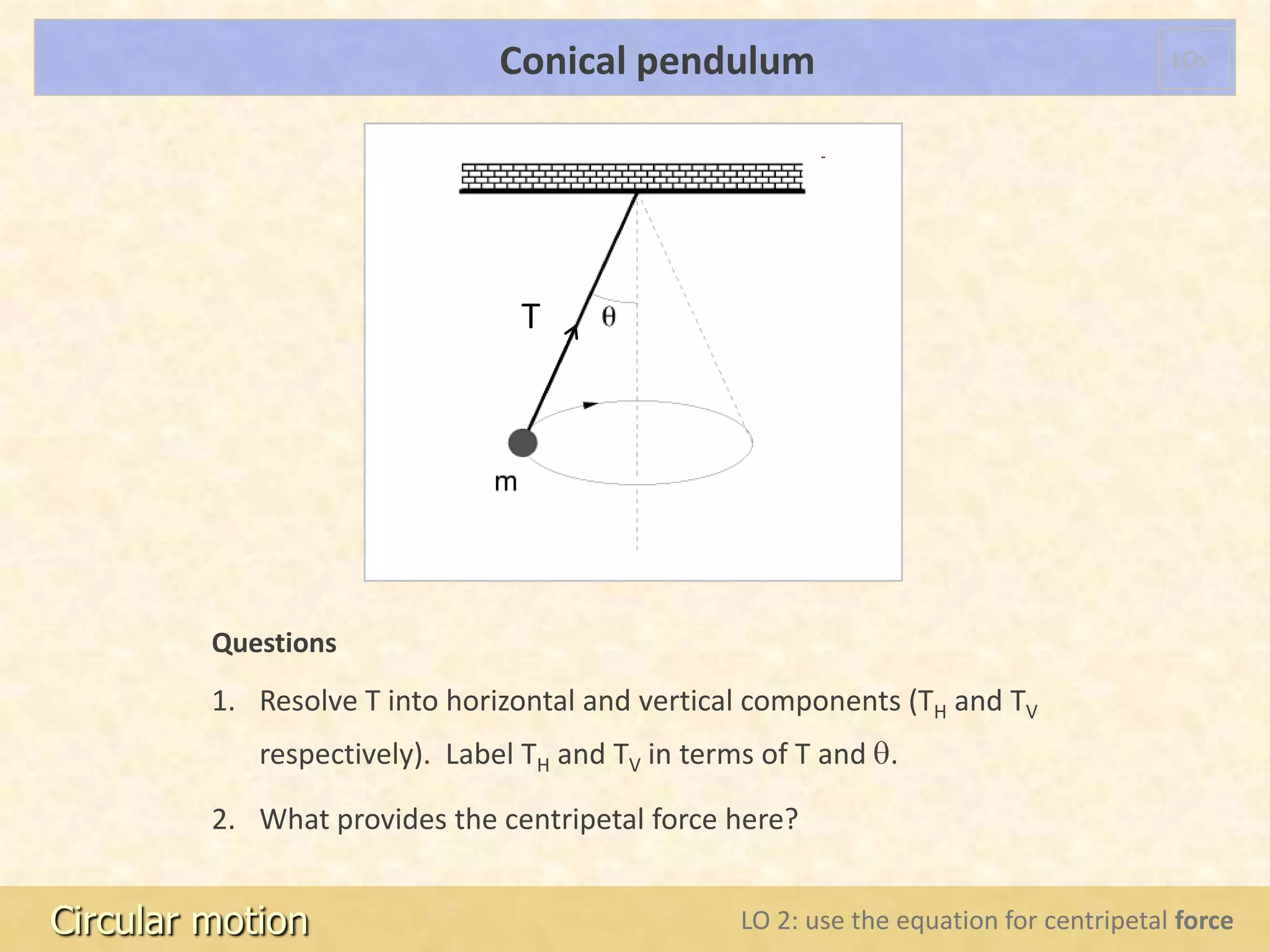 Cm 4 the conical pendulum (shared) | PPTX