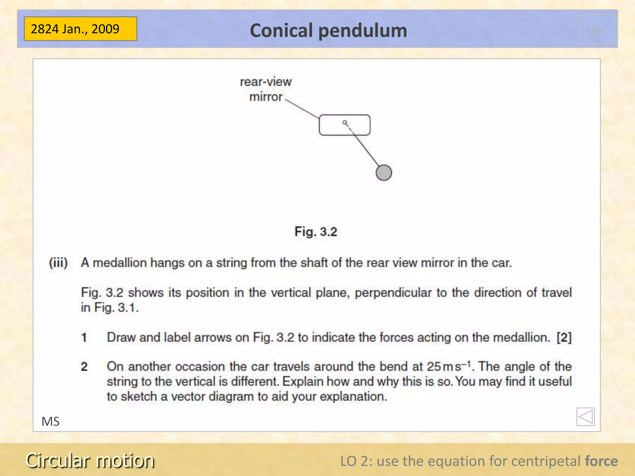 Cm 4 the conical pendulum (shared) | PPTX