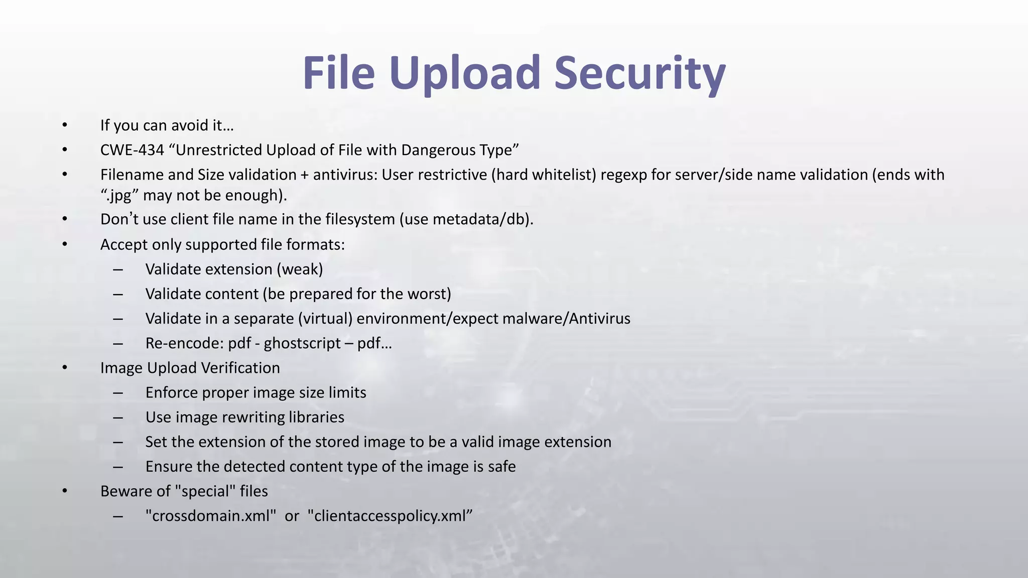 Cm6 secure code_training_1day_file management | PPT