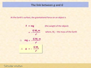 Cm 7 gravitational field strength (shared) | PPT