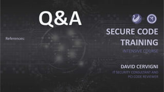 Cm8 secure code_training_1day_security libraries | PPT