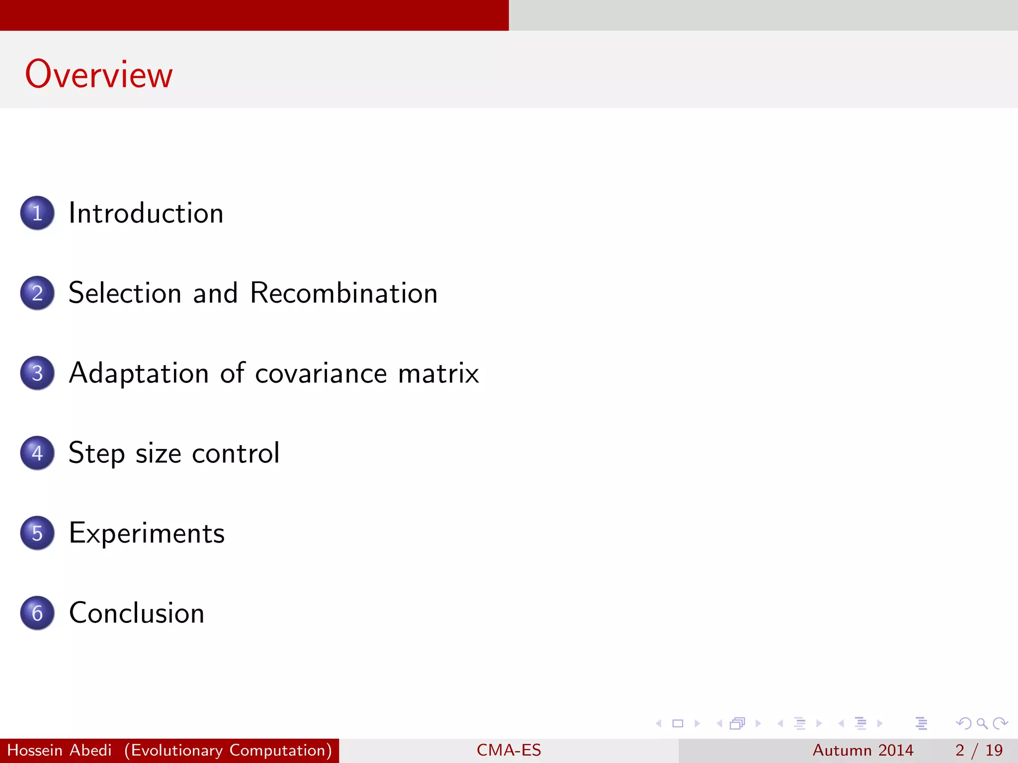 Covariance Matrix Adaptation Evolution Strategy (CMA-ES) | PDF ...