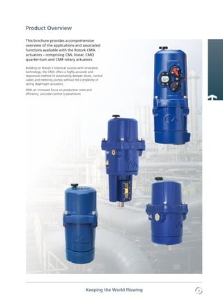 Rotork CMA Compact Electric Valve Actuators | PDF | Radio Control ...