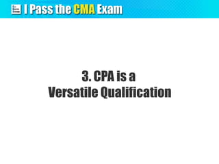 CMA or CPA? A Comparison | PPT