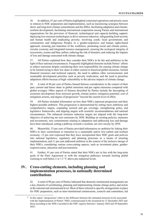 UNFCCC synthesis report NDCś 2025- Belem COP30 | PDF