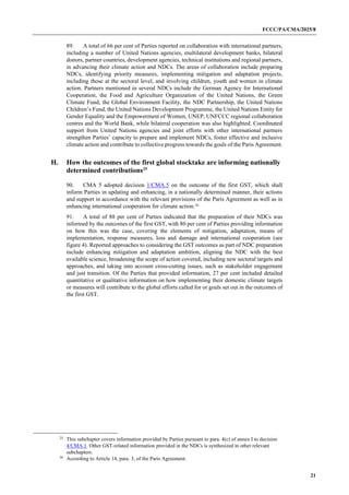 UNFCCC NDC synthesis report, COP 30 Belem | PDF