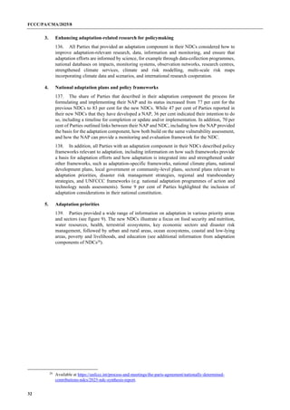 UNFCCC NDC synthesis report, COP 30 Belem | PDF