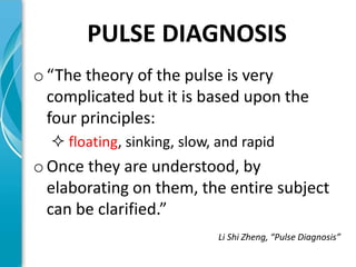 TCM Superficial Pulse Group | PPTX