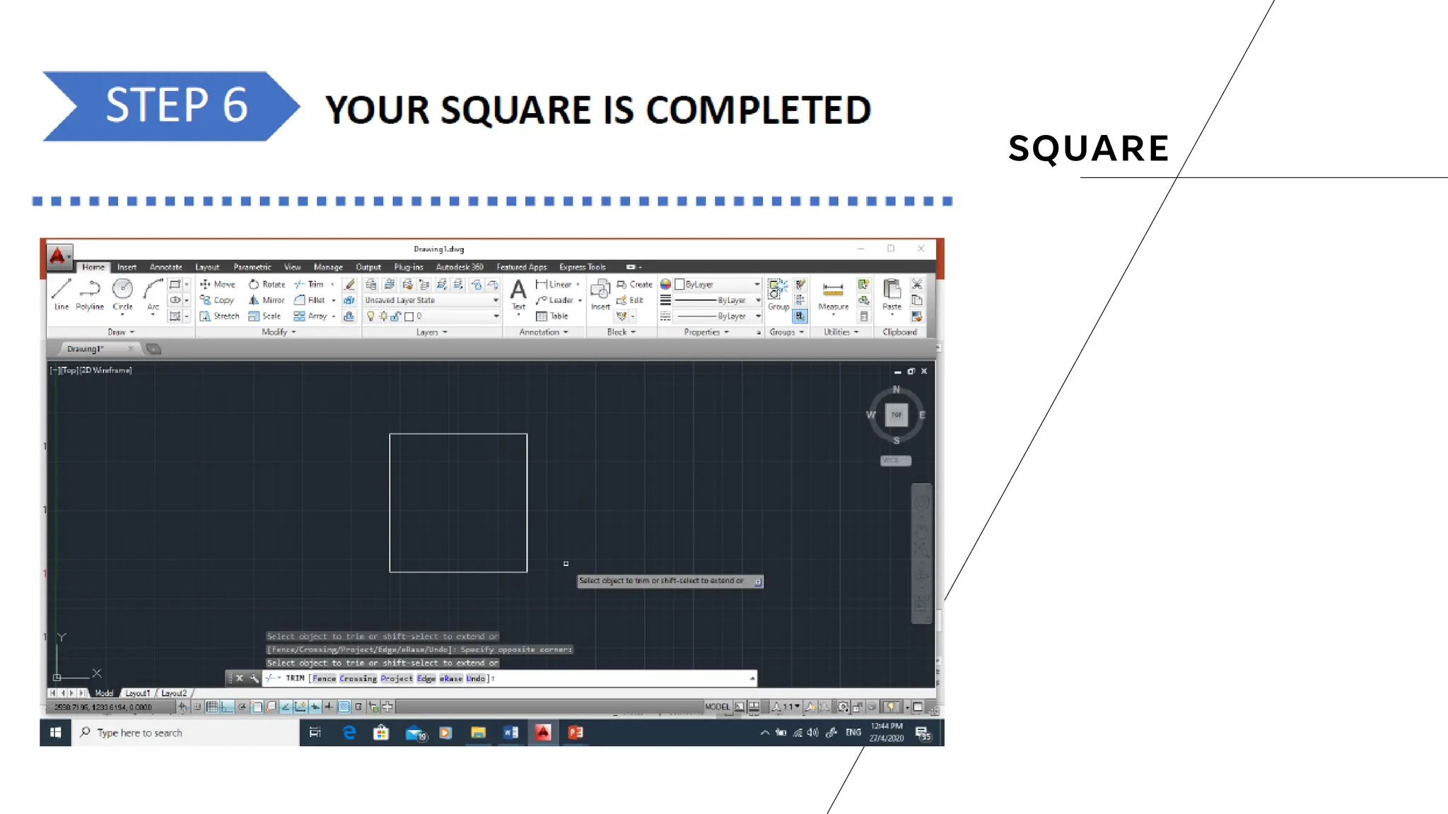 BASIC COMMAND FOR AUTOCAD - An Introduction | PDF