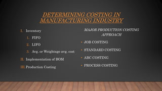 costing in manufacturing industries.pptx