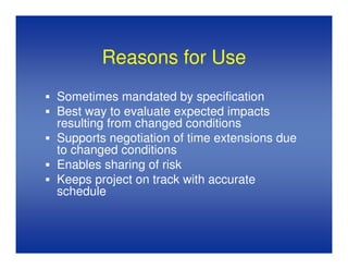 Time Impact Analysis | PDF