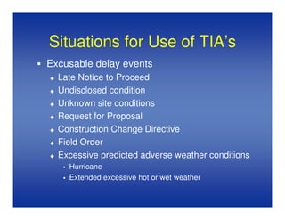 Time Impact Analysis | PDF
