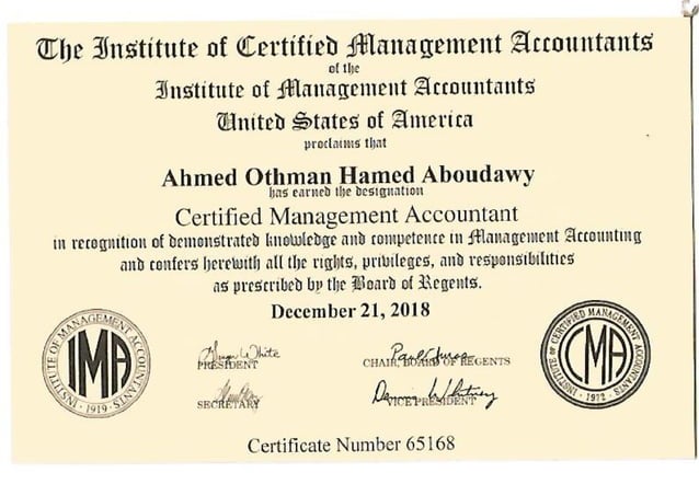 Cma certificate | PPT