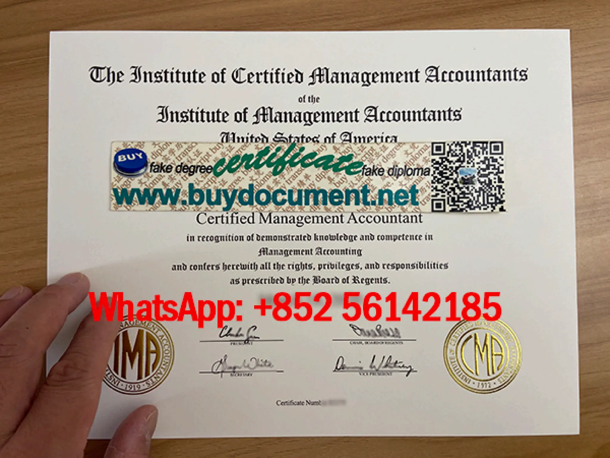 CMA certificate | PDF