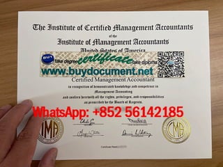 CMA certificate | PDF