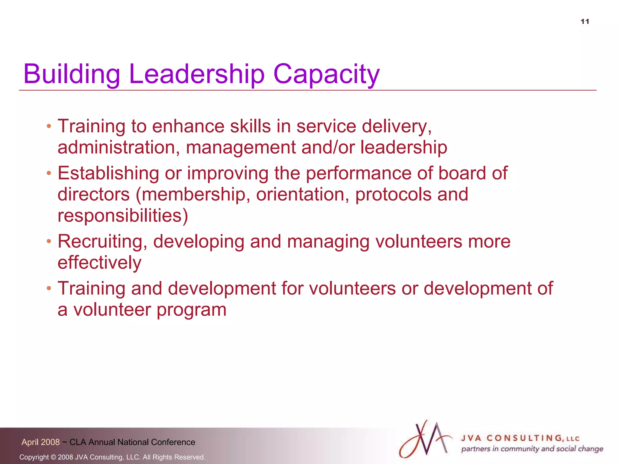 Capacity Building: What it is and Why it Works! | PPT