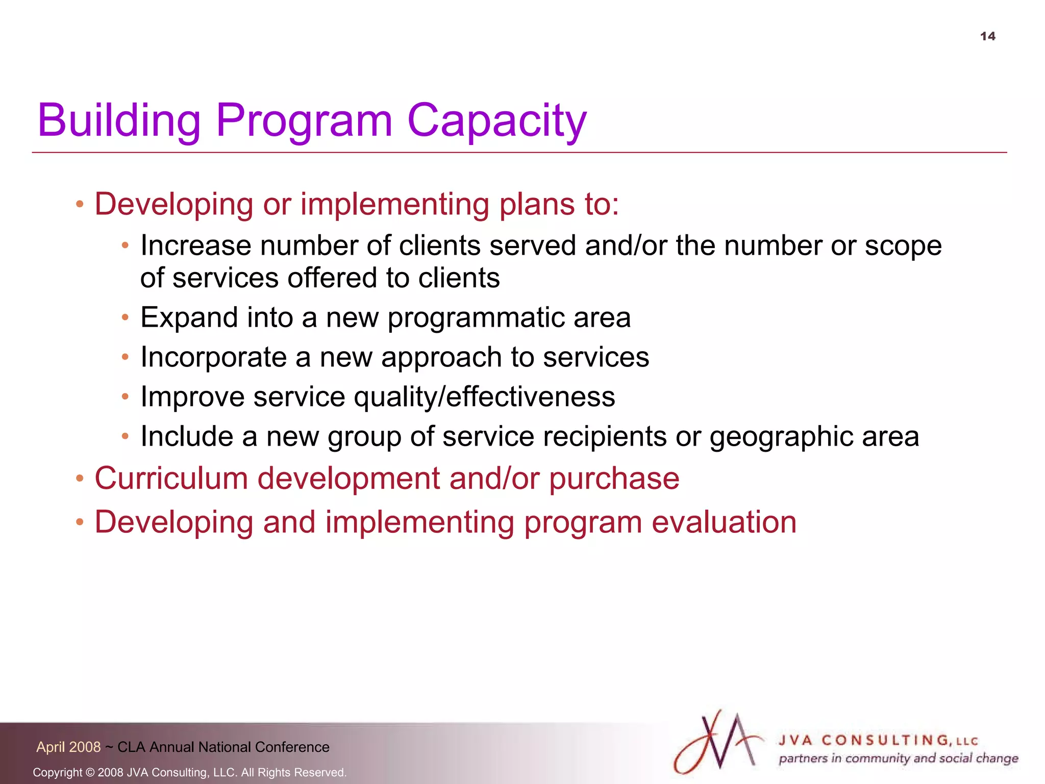 Capacity Building: What it is and Why it Works! | PPT