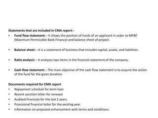 CMA Data | PPTX | Business Accounting & Finance | Business