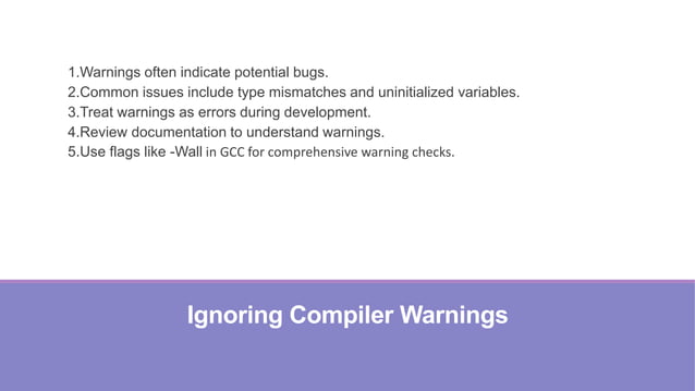 C++ Made Easy: Common Mistakes Students Make in Programming Assignments ...