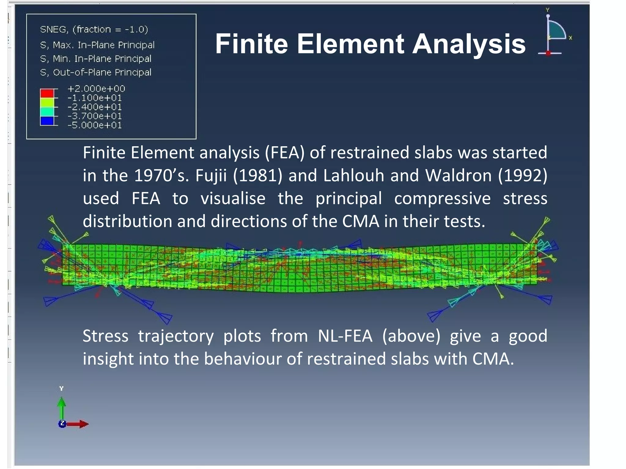 Arching and Compressive Membrane Action in Concrete Slabs | PPT
