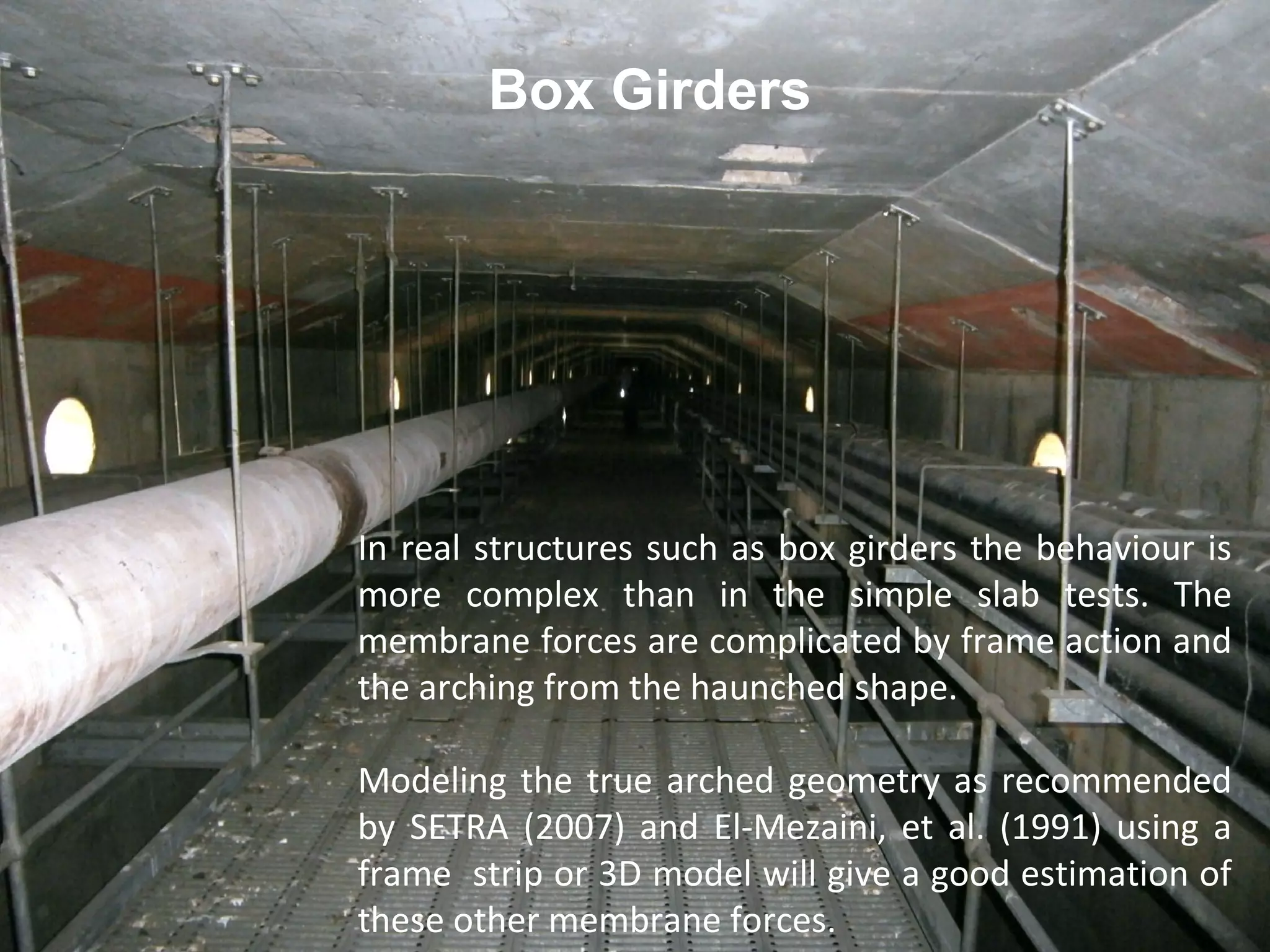 Arching and Compressive Membrane Action in Concrete Slabs | PPT