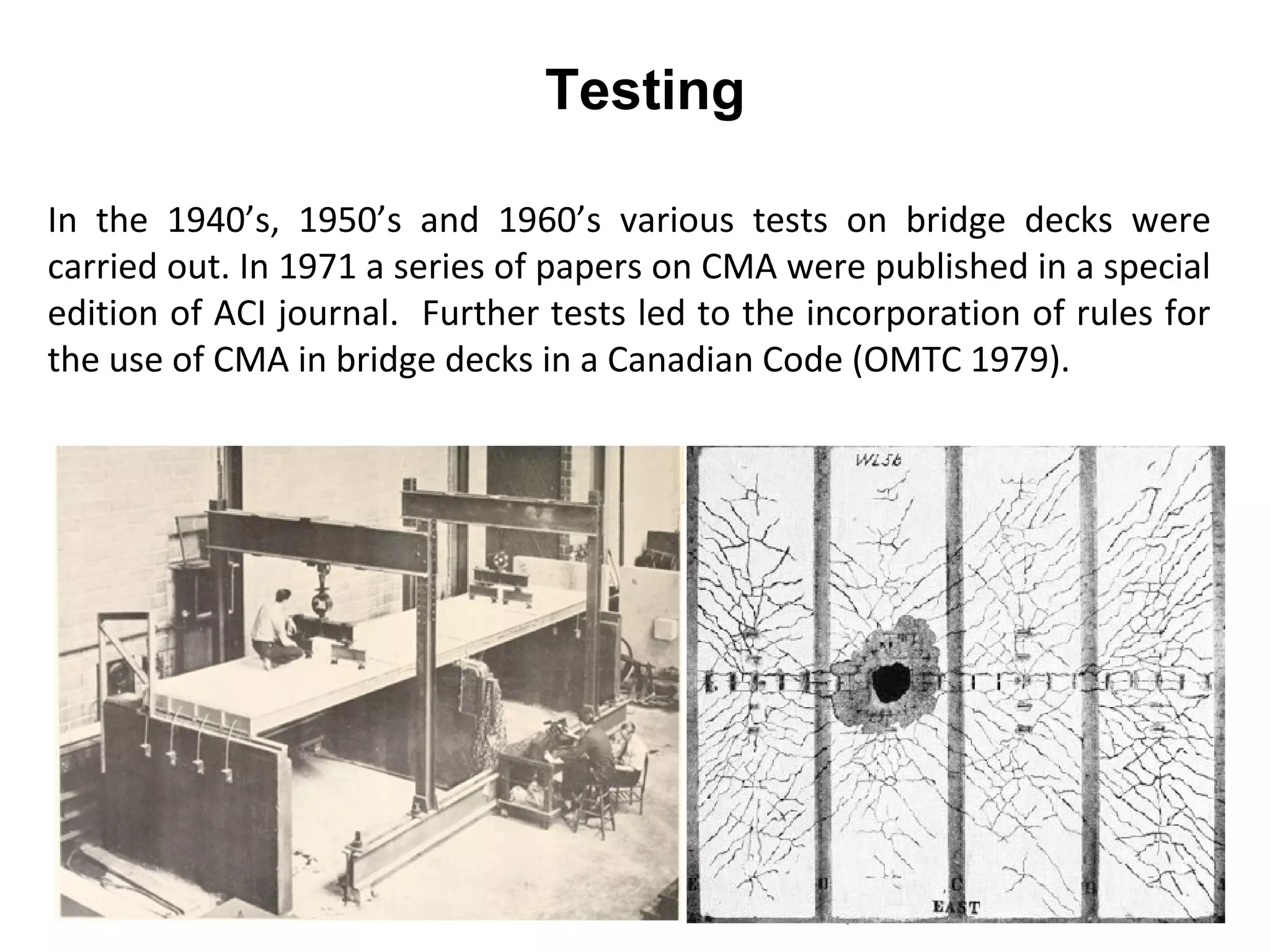 Arching and Compressive Membrane Action in Concrete Slabs | PPT
