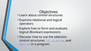 C++ MAKING DECISION (IF IF/ELSE, SWITCH) | PPT