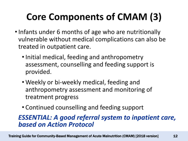 CMAM-Training-PPT-2018_0.pptx | Physical Therapy | Wellness