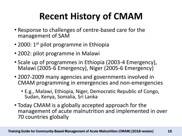 CMAM-Training-PPT-2018_0.pptx | Physical Therapy | Wellness