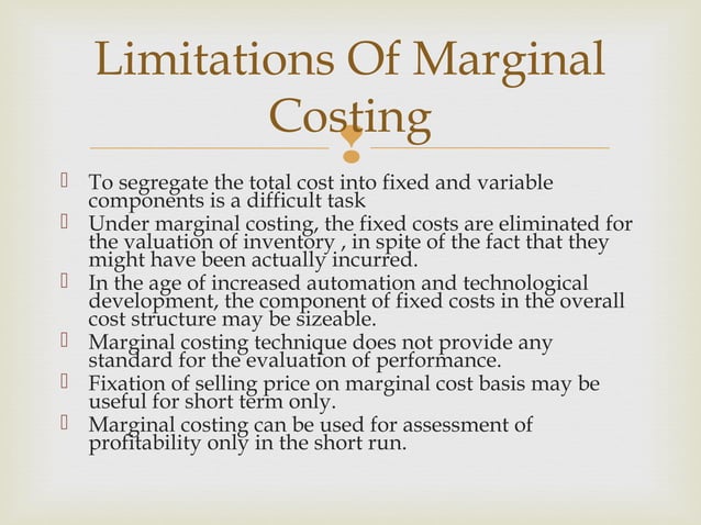 Marginal costing | PPT