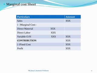 Cost & management Accounting | PPTX