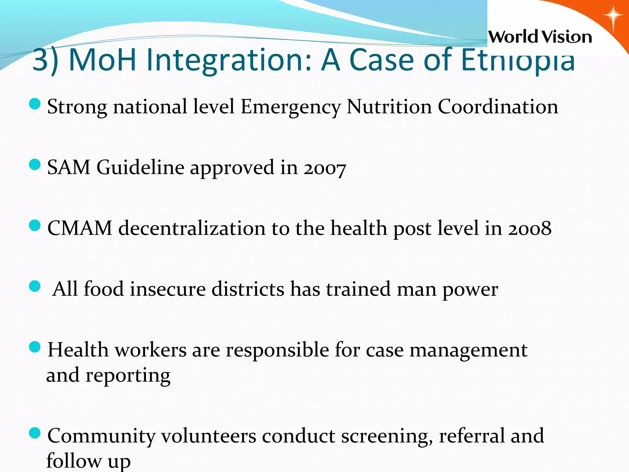 Cmam integration and complementary models ce | PPT
