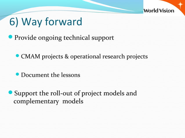 Cmam integration and complementary models ce | PPT
