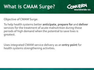 The CMAM Surge Approach: Building Resilient and Responsive Health ...