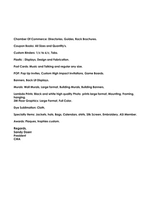 Cma overview 1 6-2012 | PDF