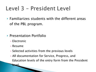 Career and Membership Achievement Program (CMAP) for PBL | PPT