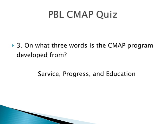 Career and Membership Achievement Program (CMAP) for PBL | PPT
