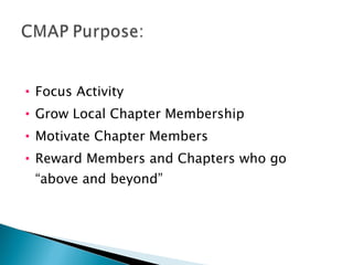 Career and Membership Achievement Program (CMAP) for PBL | PPT